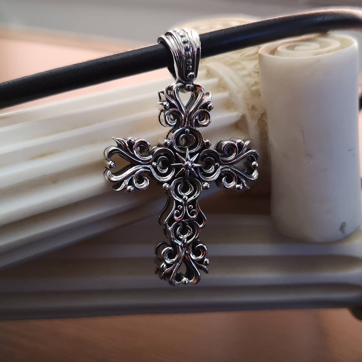 Handcrafted Sterling Silver Cross Pendant, Byzantine Design, Odin,greek ...