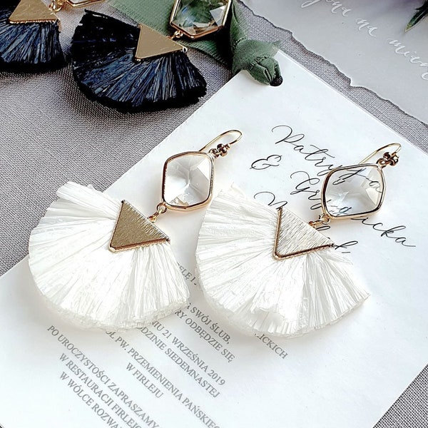 Fan Earrings - Etsy