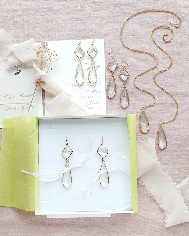 Open Back Dress Pendant Long Body Chain Necklace With Crystal - Etsy