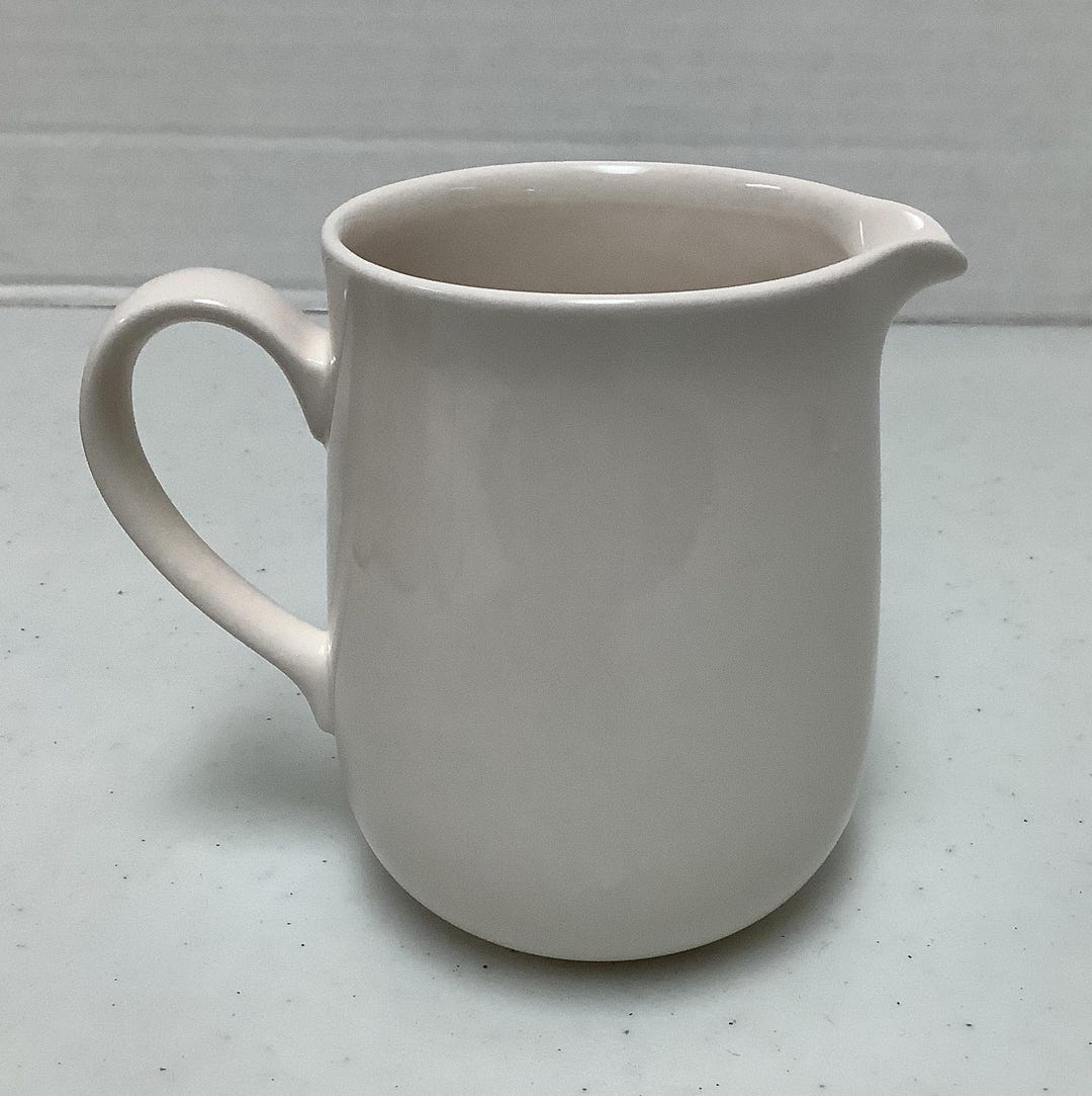 Corning Sandstone corelle Pattern Creamer Beige or Ivory Color, Made in ...