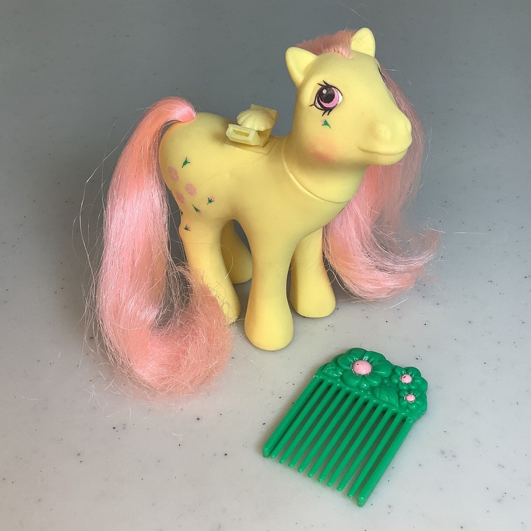 Vintage G1 My Little Pony MLP Rosedust Original 1980s Year 4 - Etsy