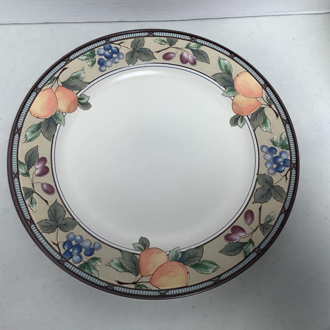 Mikasa Intaglio Garden Harvest Serving Platter, 12 3/4 Round Plate - Etsy