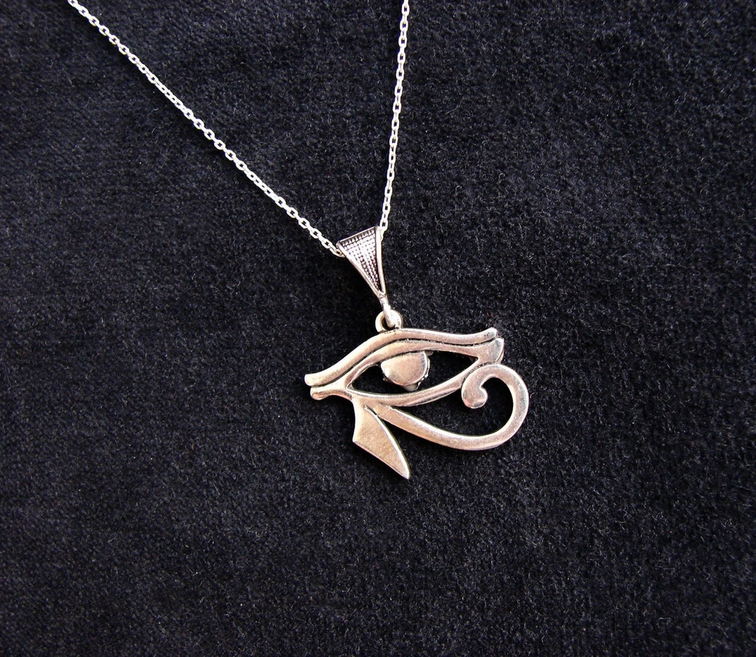 Pendant Eye of Horus Ra Egyptian Amulet Sterling Silver 925, Silver ...