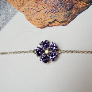 Forget Me Not Flower Bracelet Sterling Silver 925, Armenian Symbol ...