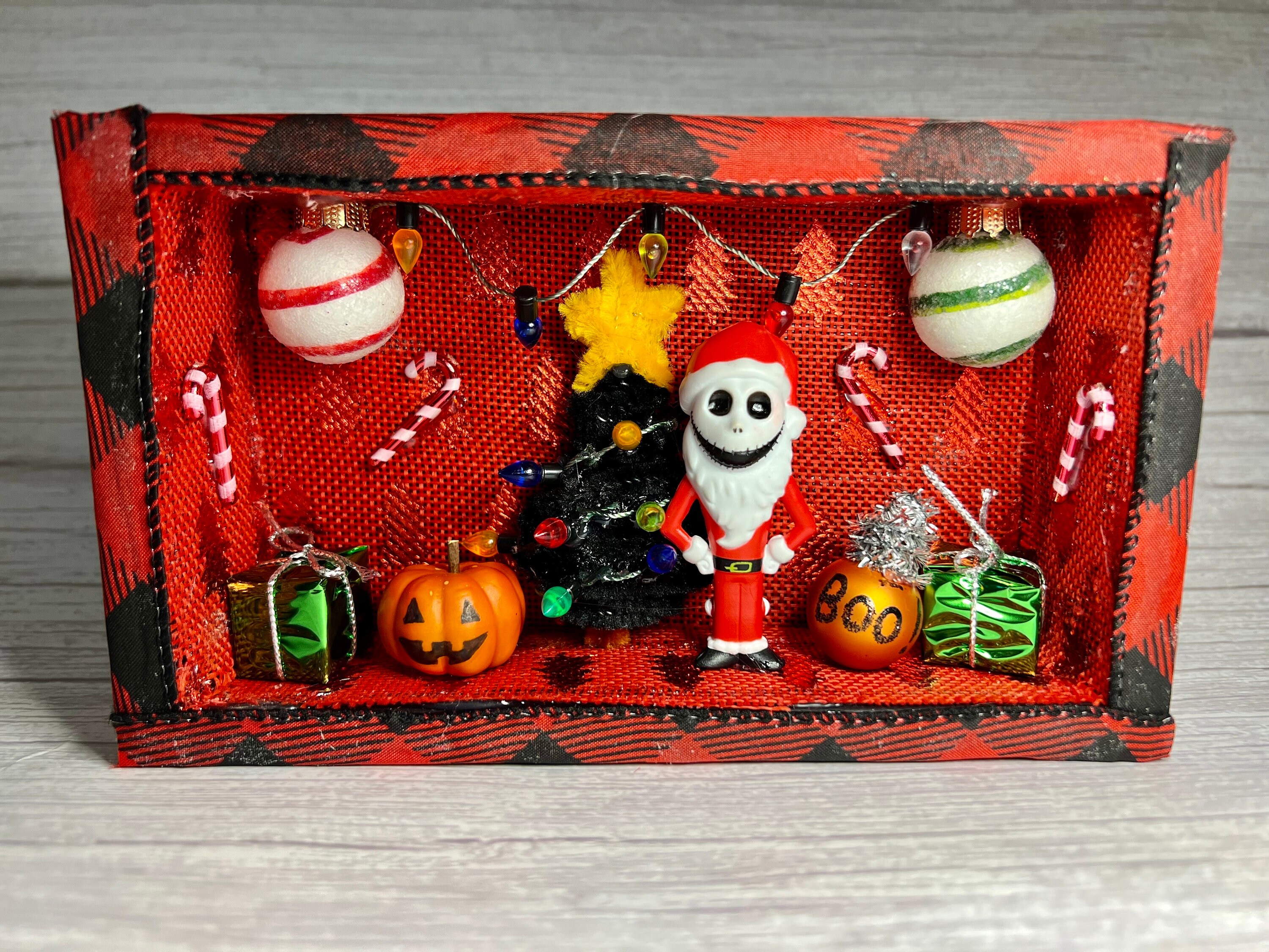 Nightmare Before Christmas Miniature Scene, Halloween Scene, Christmas ...