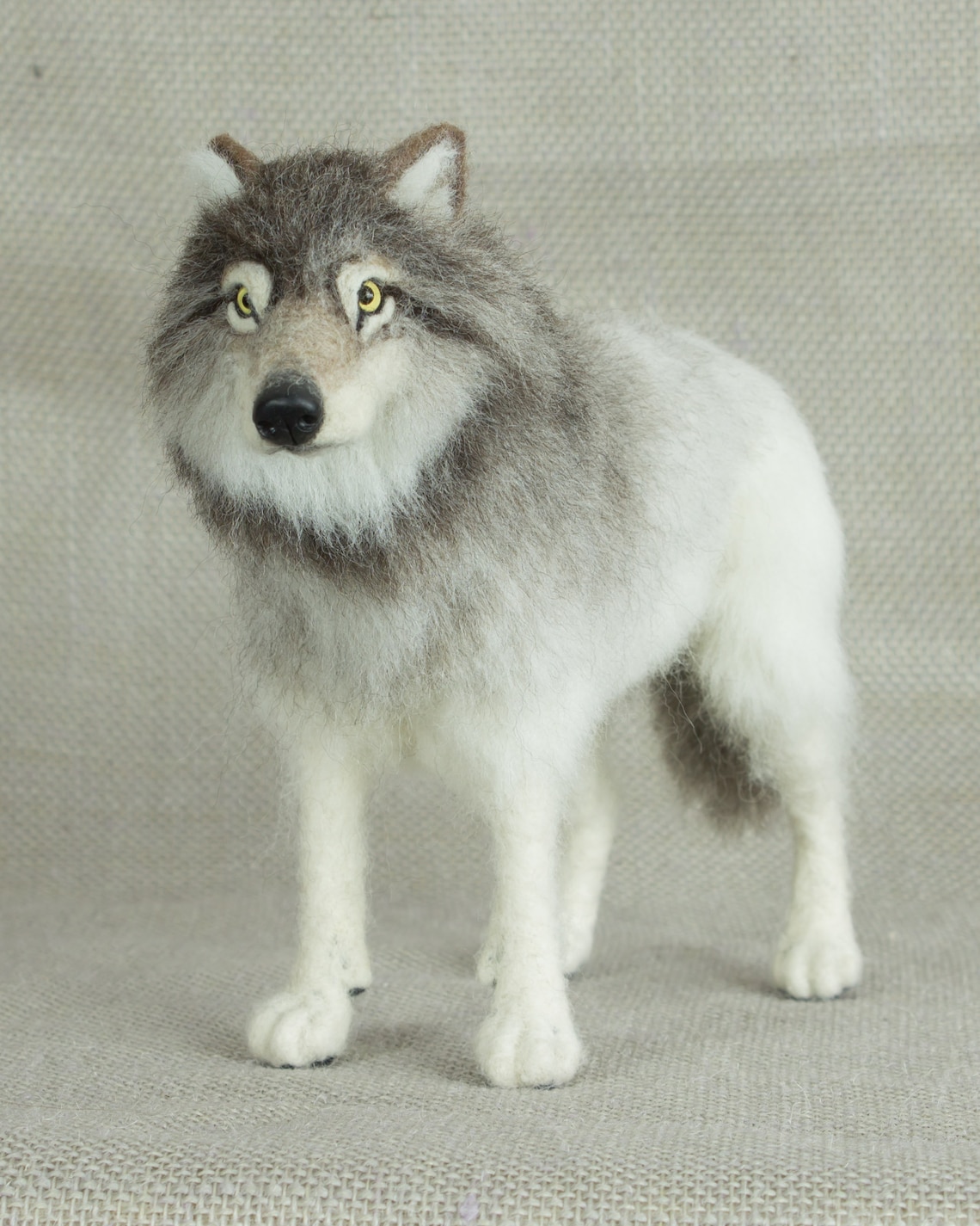Made to Order Needle Felted Wolf: Custom Needle Felted Animal - Etsy ...