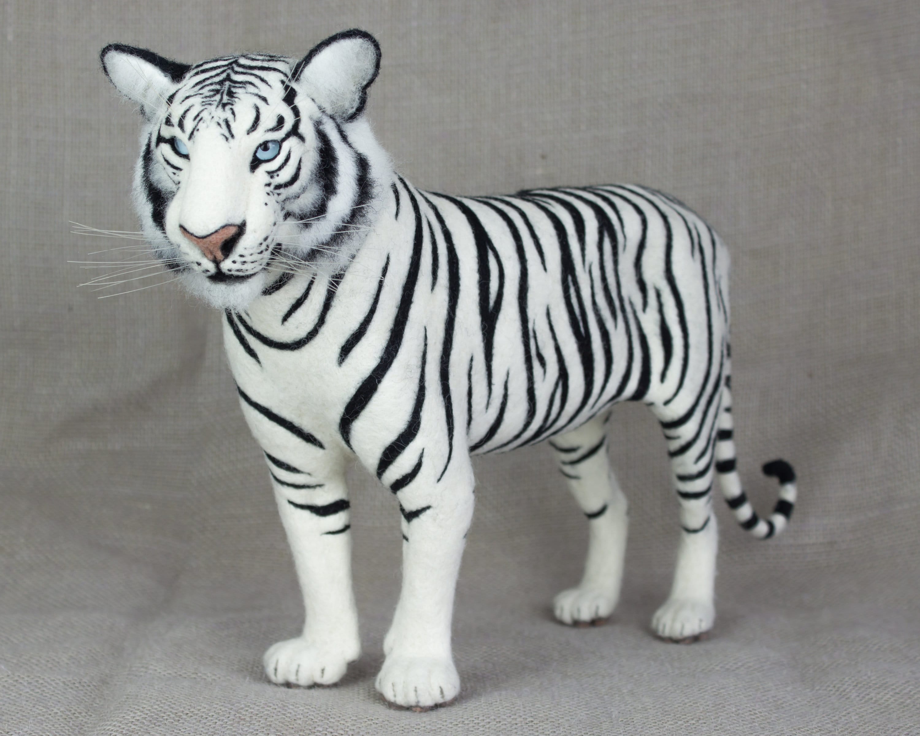 Made to Order Needle Felted Tiger: Custom needle felted animal | Etsy