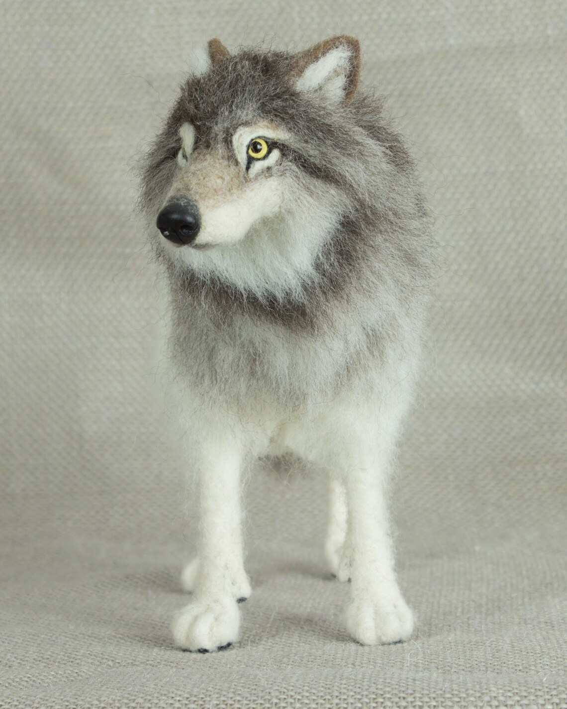 Made to Order Needle Felted Wolf: Custom Needle Felted Animal - Etsy ...
