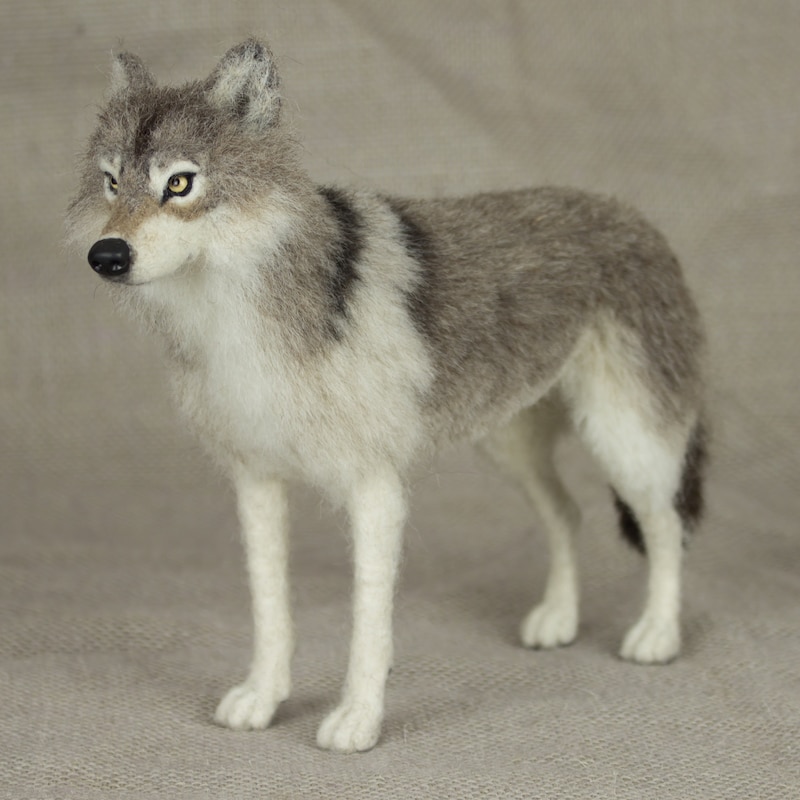 Felt Wolf - Etsy