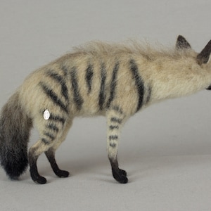 Made to Order Needle Felted Aardwolf: Custom Needle Felted Animal ...