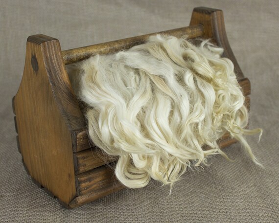 Washed White Suri Alpaca Locks: 1 Ounce jubiloso Fiber for - Etsy