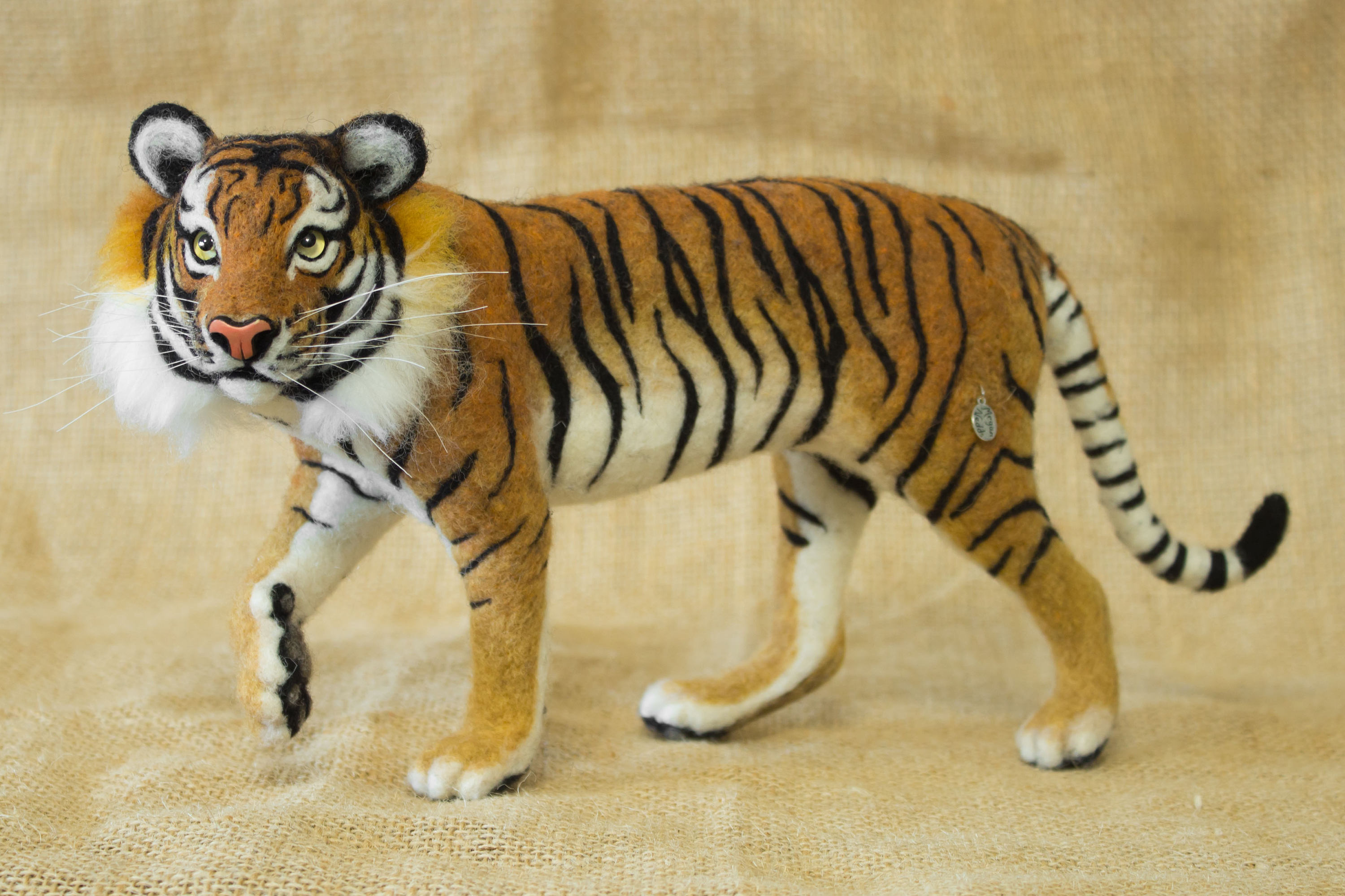 Made to Order Needle Felted Tiger: Custom Needle Felted Animal - Etsy UK