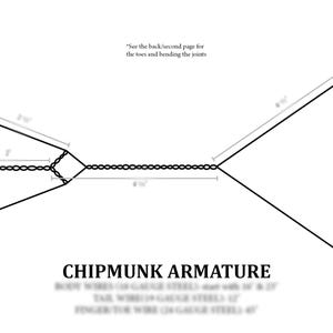 Armature Guide: Chipmunk - Etsy