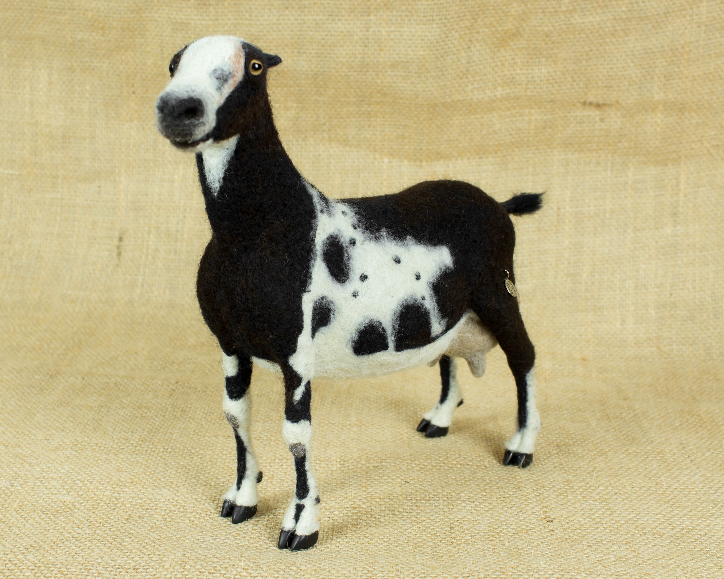 Made to Order Needle Felted Goat: Custom Needle Felted Animal Sculpture ...