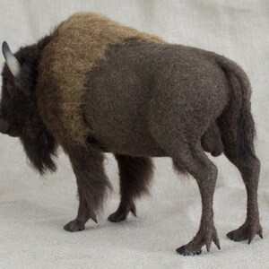 Made to Order Needle Felted Bison: Custom Needle Felted Animal ...