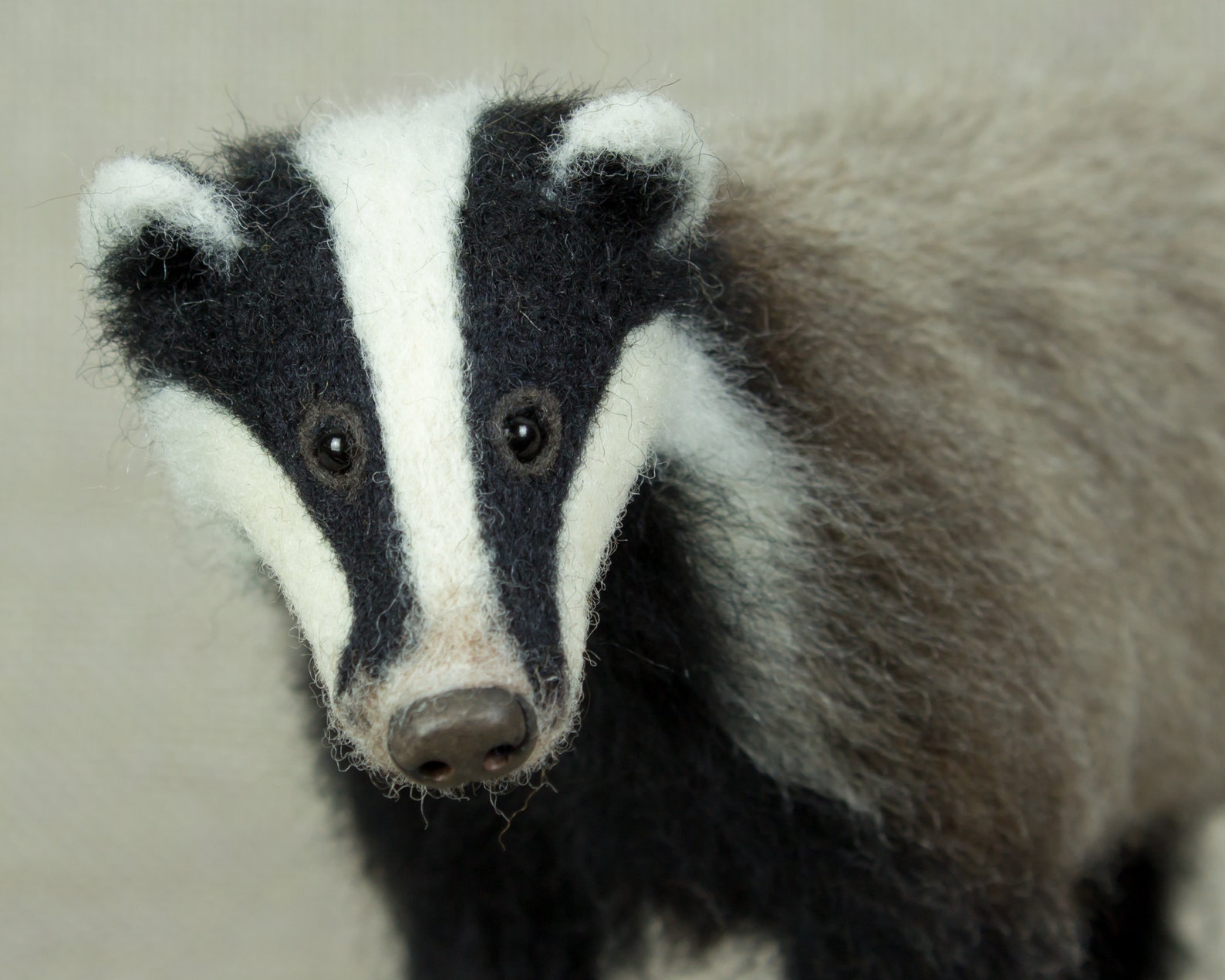 Made to Order Needle Felted Badger: Custom Needle Felted Animal ...