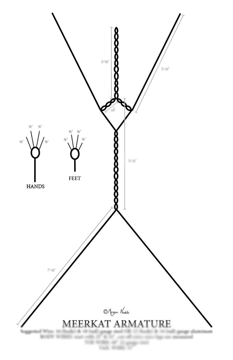 Armature Guide: Meerkat - Etsy