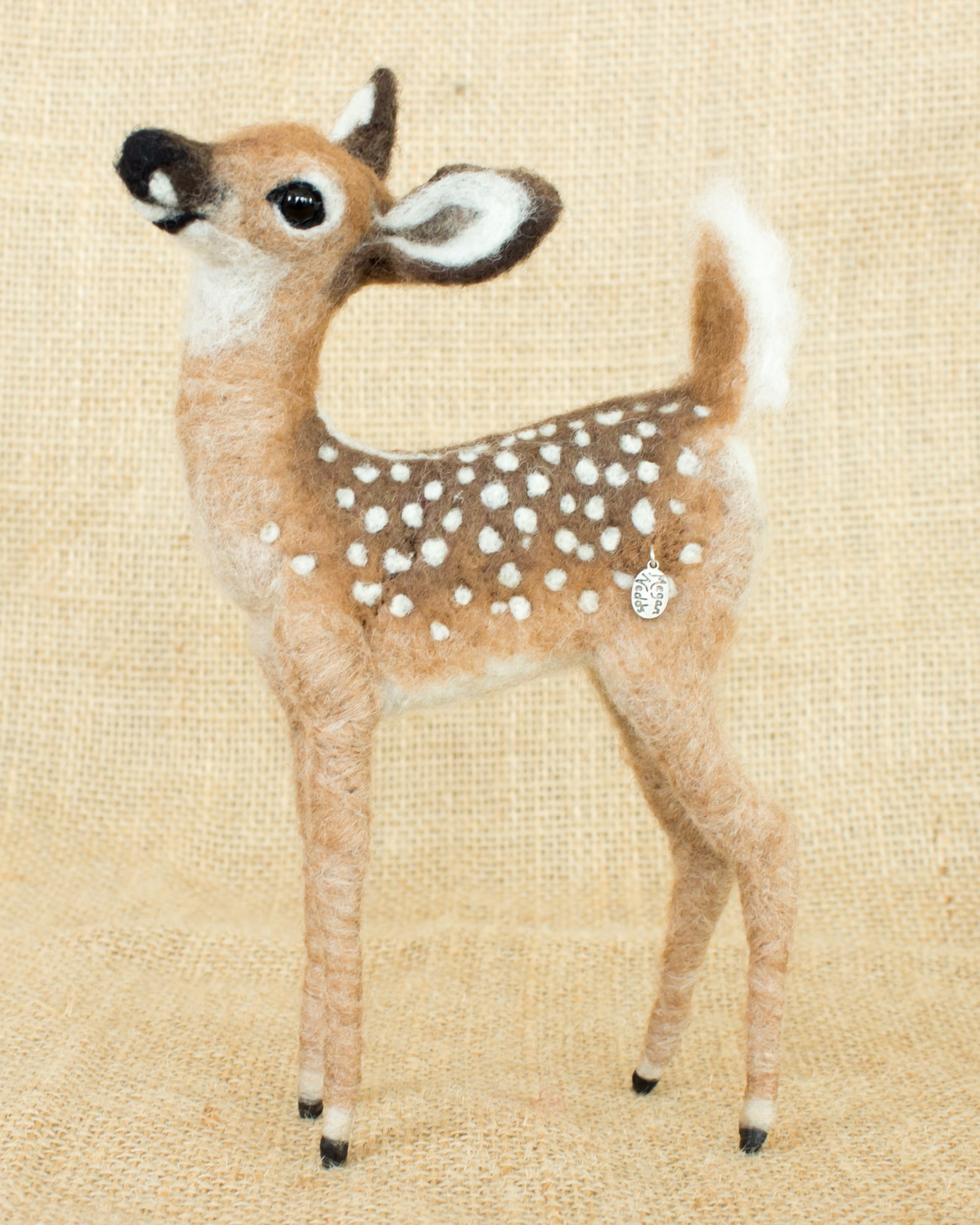 Made to Order Needle Felted Deer Fawn: Custom Needle Felted Animal Sculpture - Etsy UK