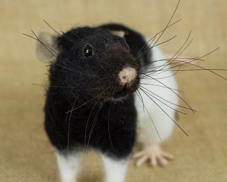 Made to Order Needle Felted Rat: Custom Needle Felted Animal Sculpture ...