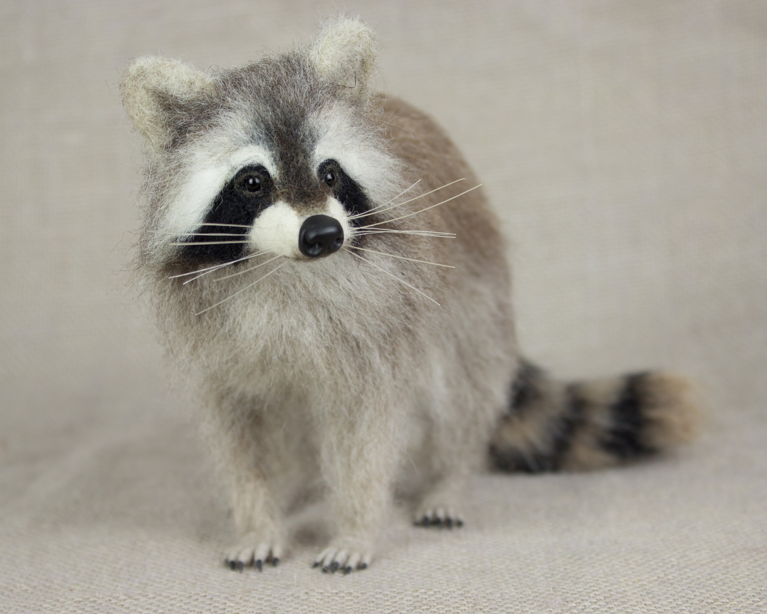 Made to Order Needle Felted Raccoon: Custom Needle Felted | Etsy