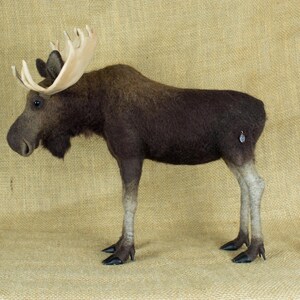 Made to Order Needle Felted Moose: Custom Needle Felted Animal ...