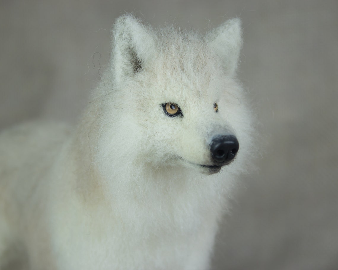 Made to Order Needle Felted Wolf: Custom needle felted animal | Etsy