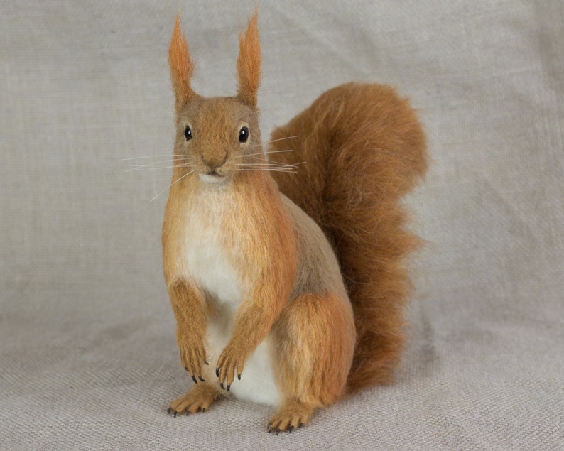 Made to Order Needle Felted Squirrel: Custom Needle Felted | Etsy