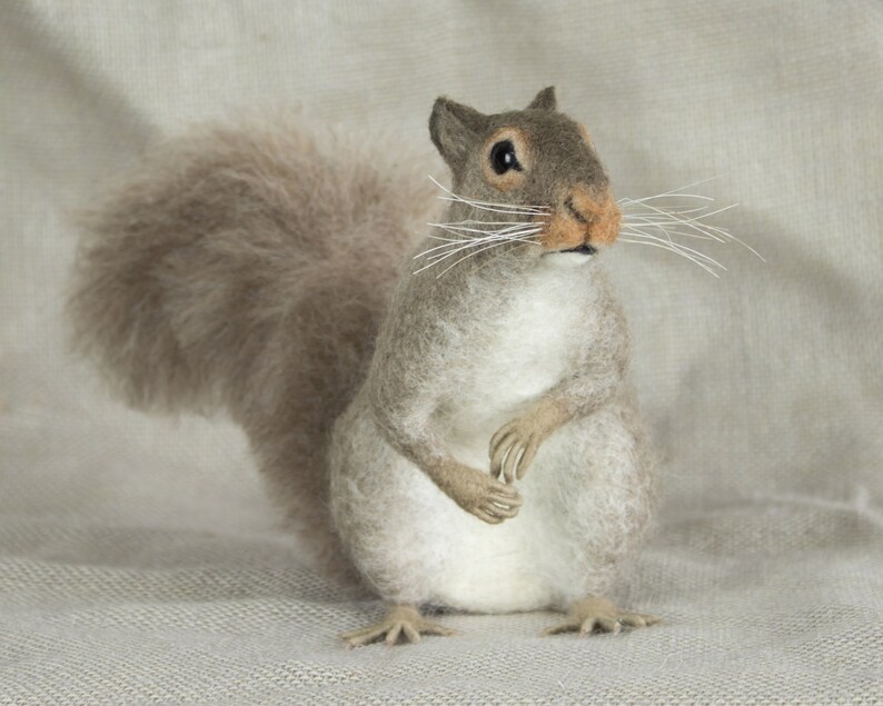 Made to Order Needle Felted Squirrel: Custom Needle Felted Animal ...
