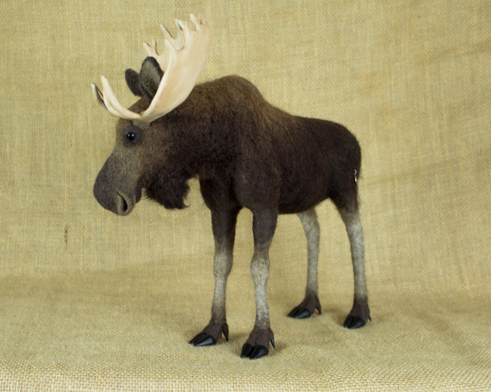 Made to Order Needle Felted Moose: Custom Needle Felted Animal ...