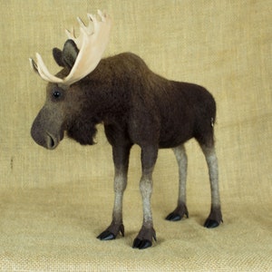 Made to Order Needle Felted Moose: Custom Needle Felted Animal ...