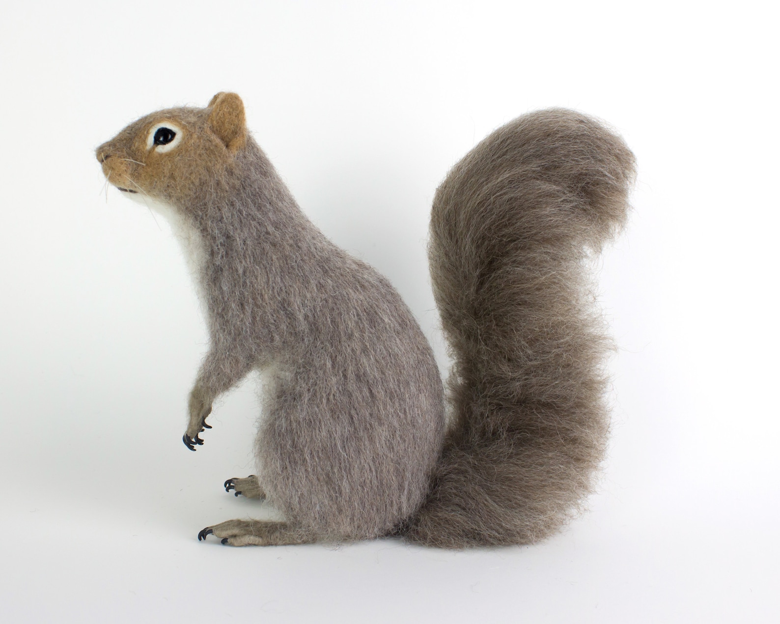 Needle Felted Squirrel Kit and Tutorial - Etsy
