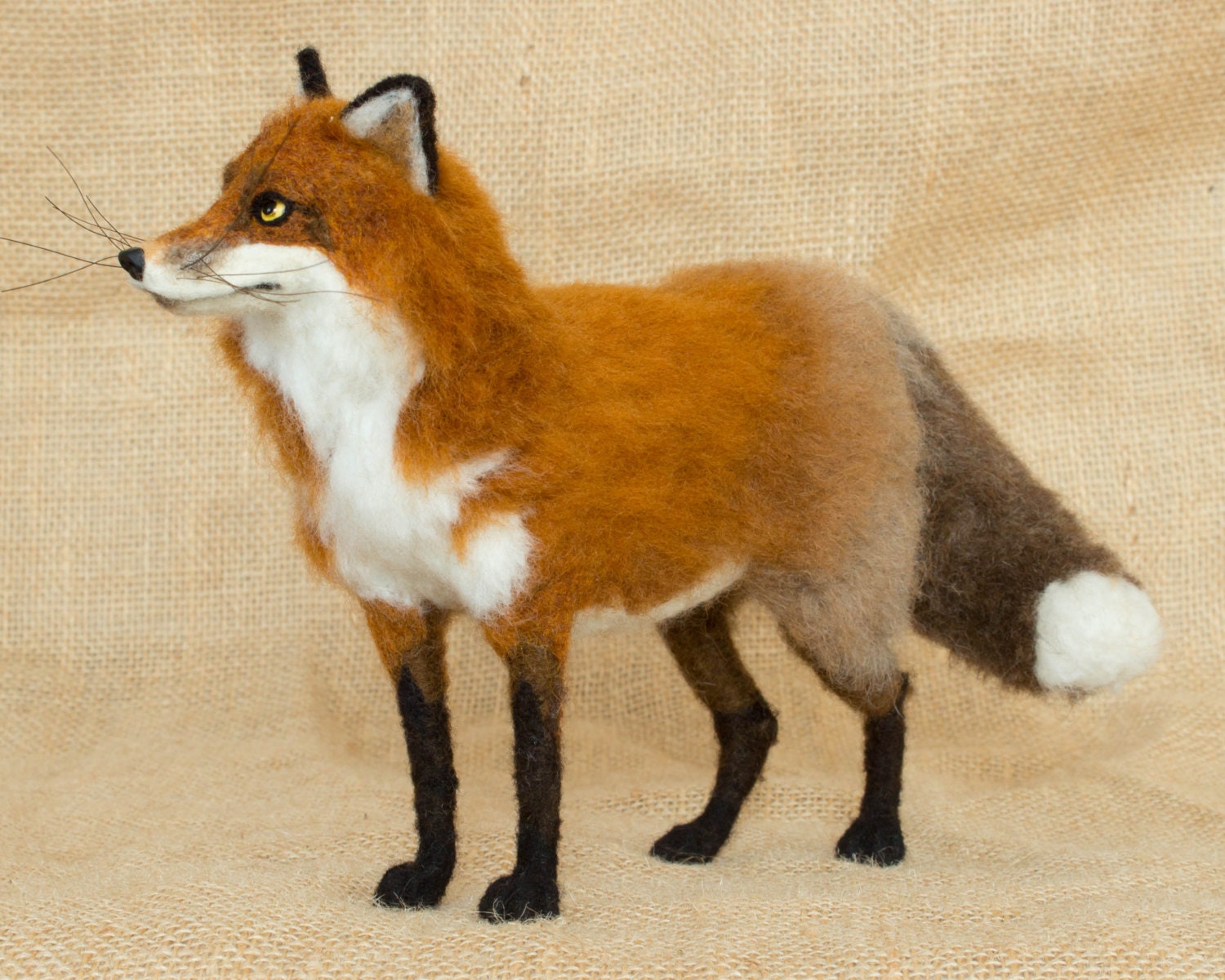 Made to Order Needle Felted Red Fox: Custom Needle Felted Animal ...