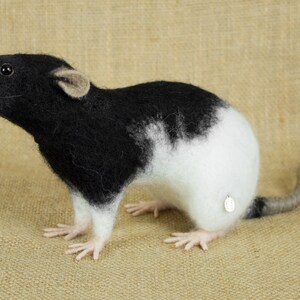 Made to Order Needle Felted Rat: Custom Needle Felted Animal Sculpture ...
