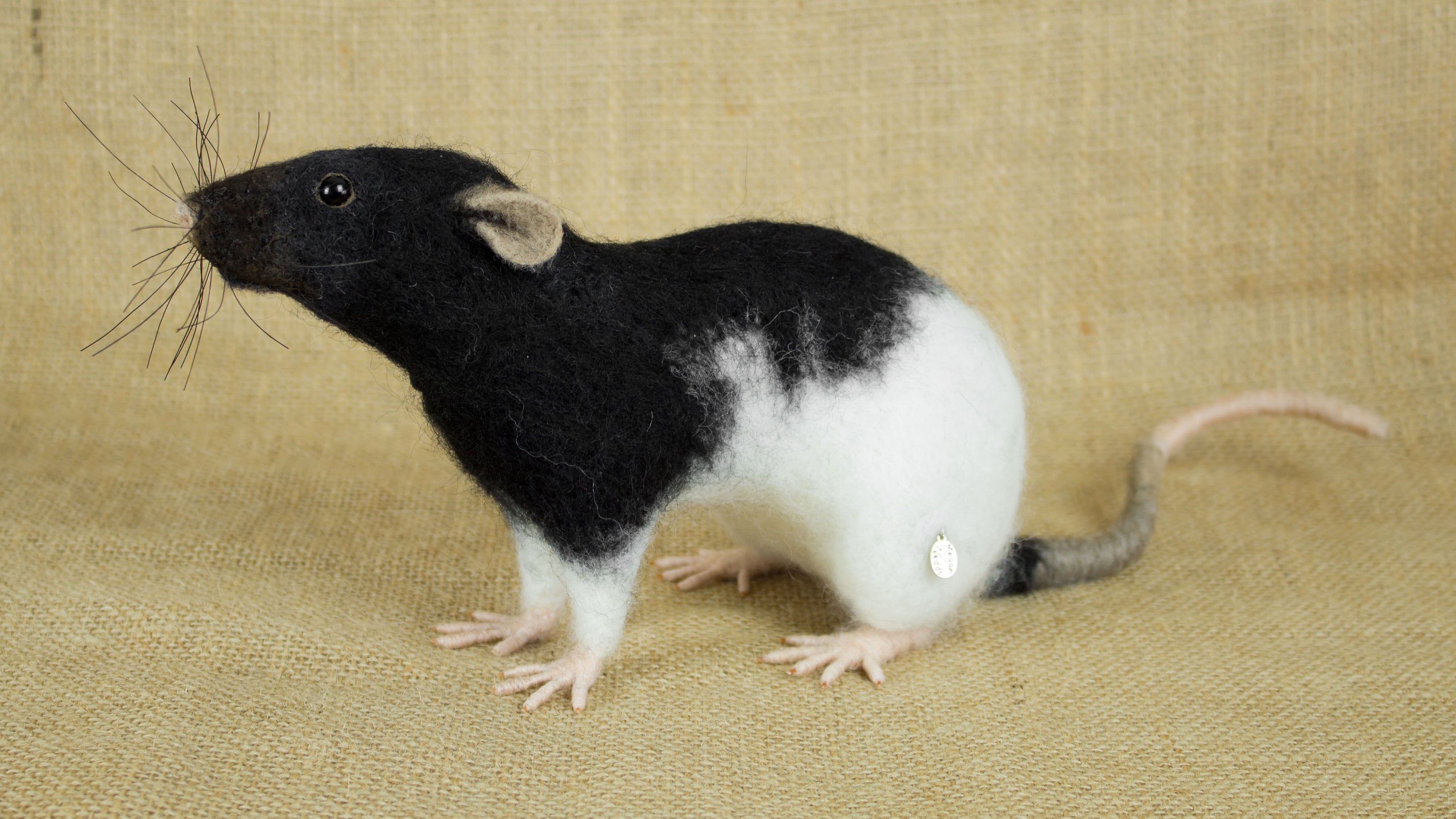 Made to Order Needle Felted Rat: Custom Needle Felted Animal Sculpture ...