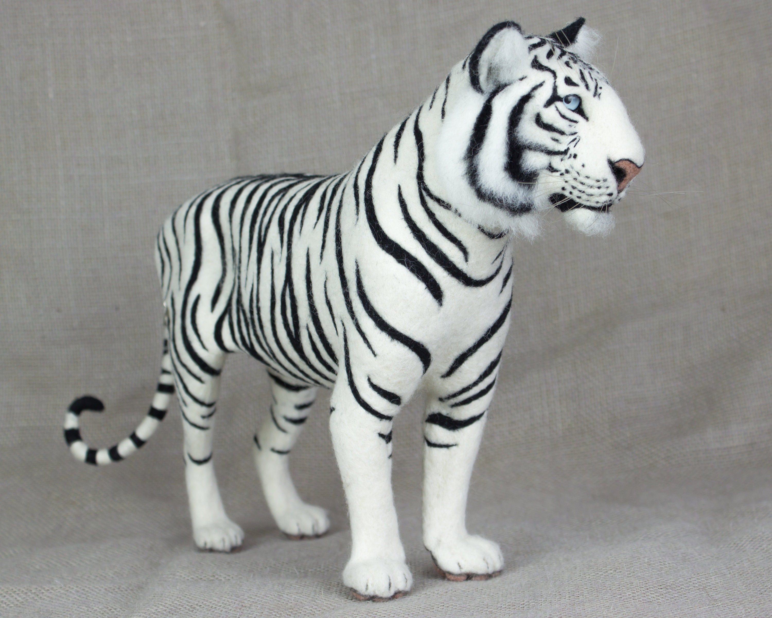 Made to Order Needle Felted Tiger: Custom Needle Felted Animal | Etsy