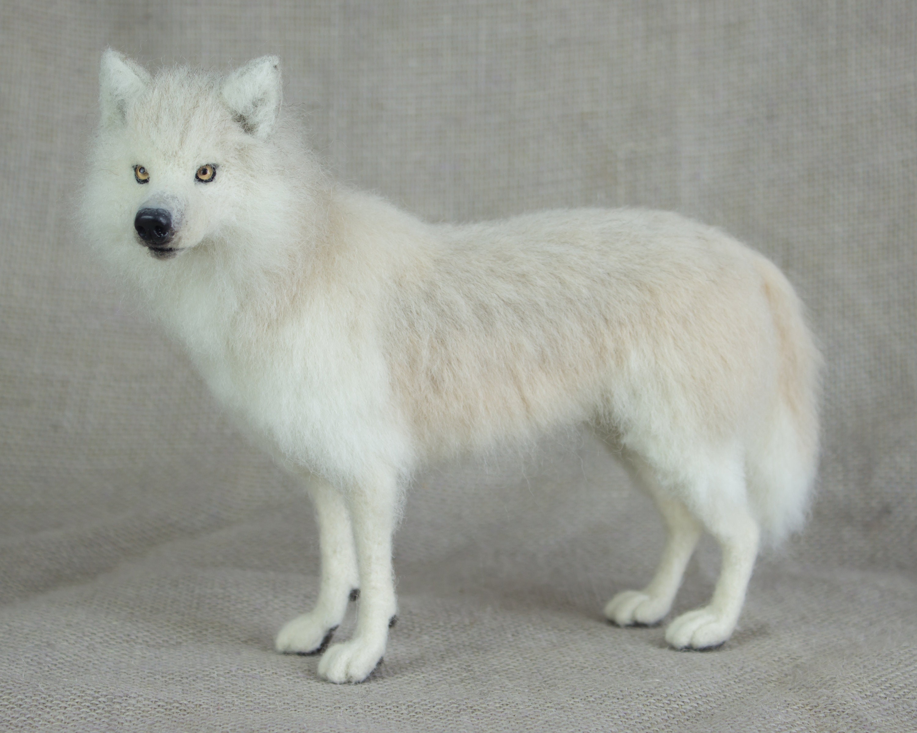 Made to Order Needle Felted Wolf: Custom needle felted animal | Etsy