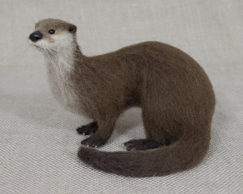 Made to Order Needle Felted River Otter: Custom Needle Felted - Etsy