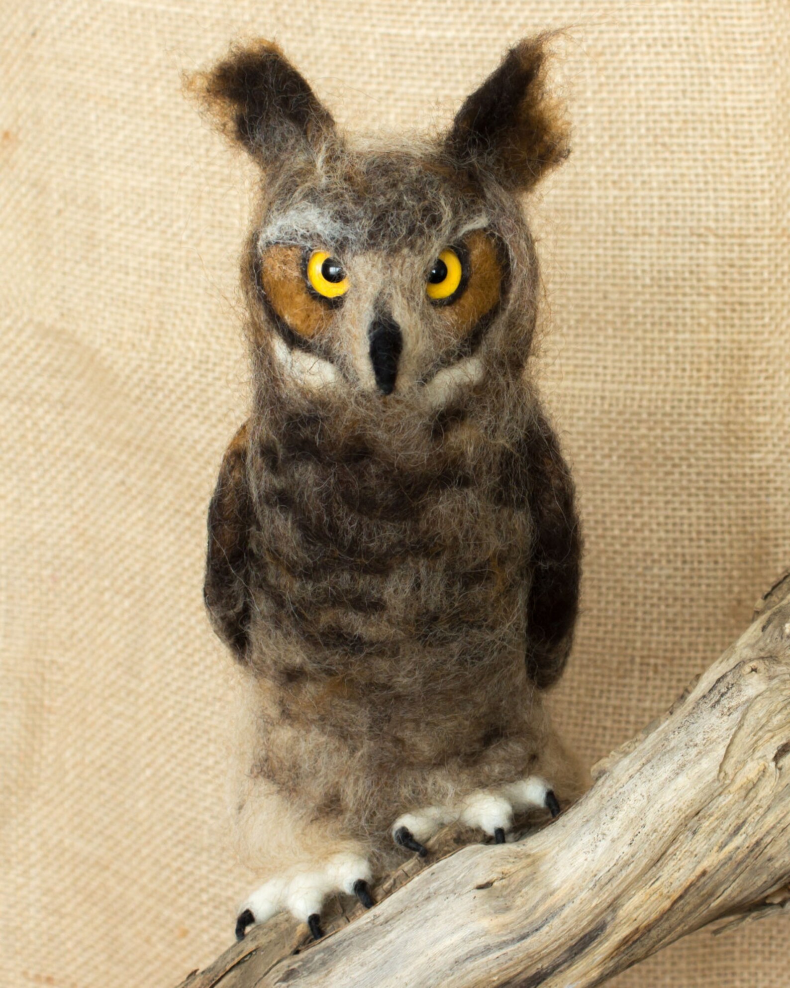 Made to Order Needle Felted Owl: Custom Needle Felted Animal | Etsy