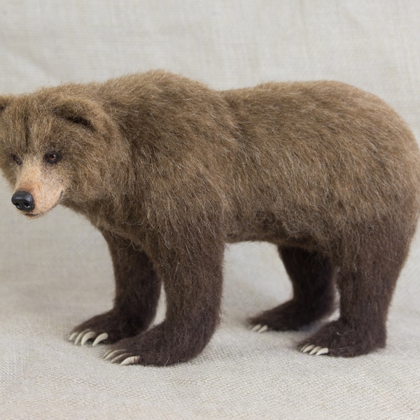 Needle Felted Bears - Etsy