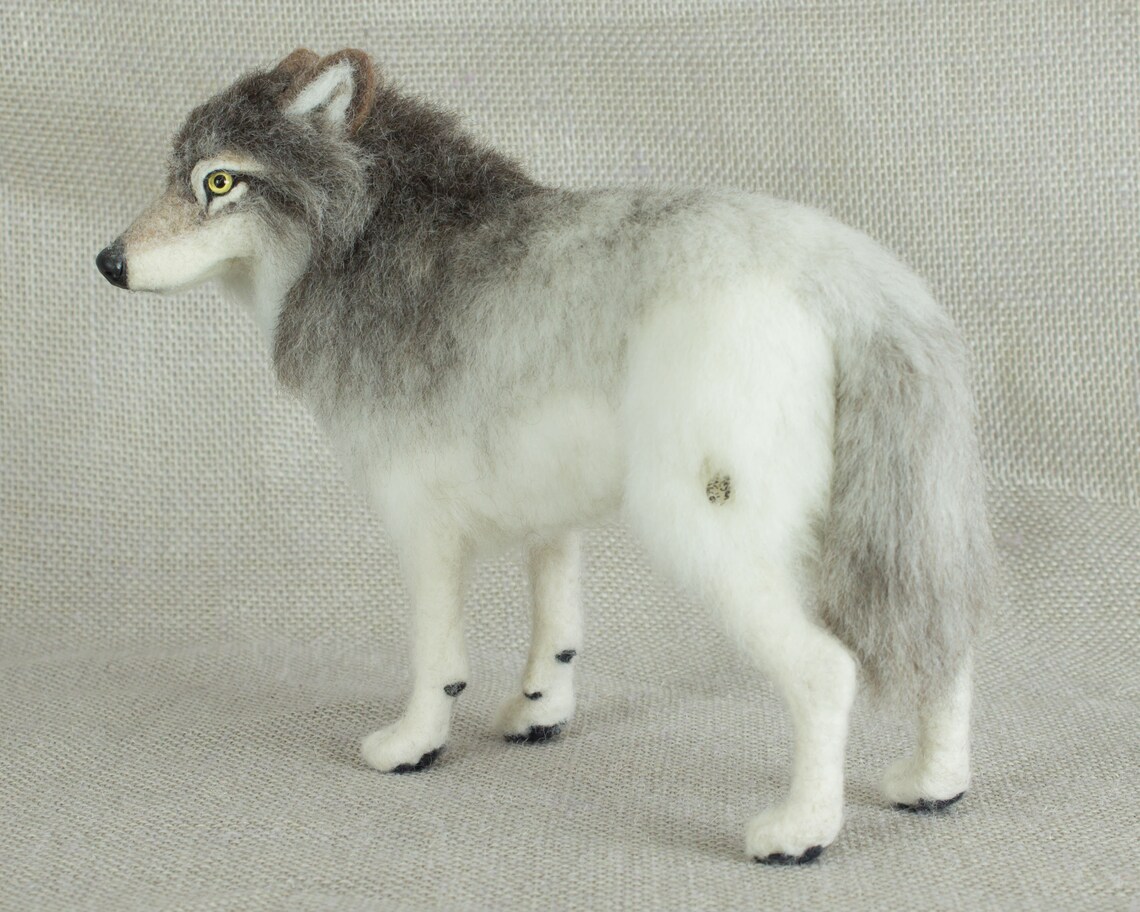 Made to Order Needle Felted Wolf: Custom Needle Felted Animal - Etsy ...