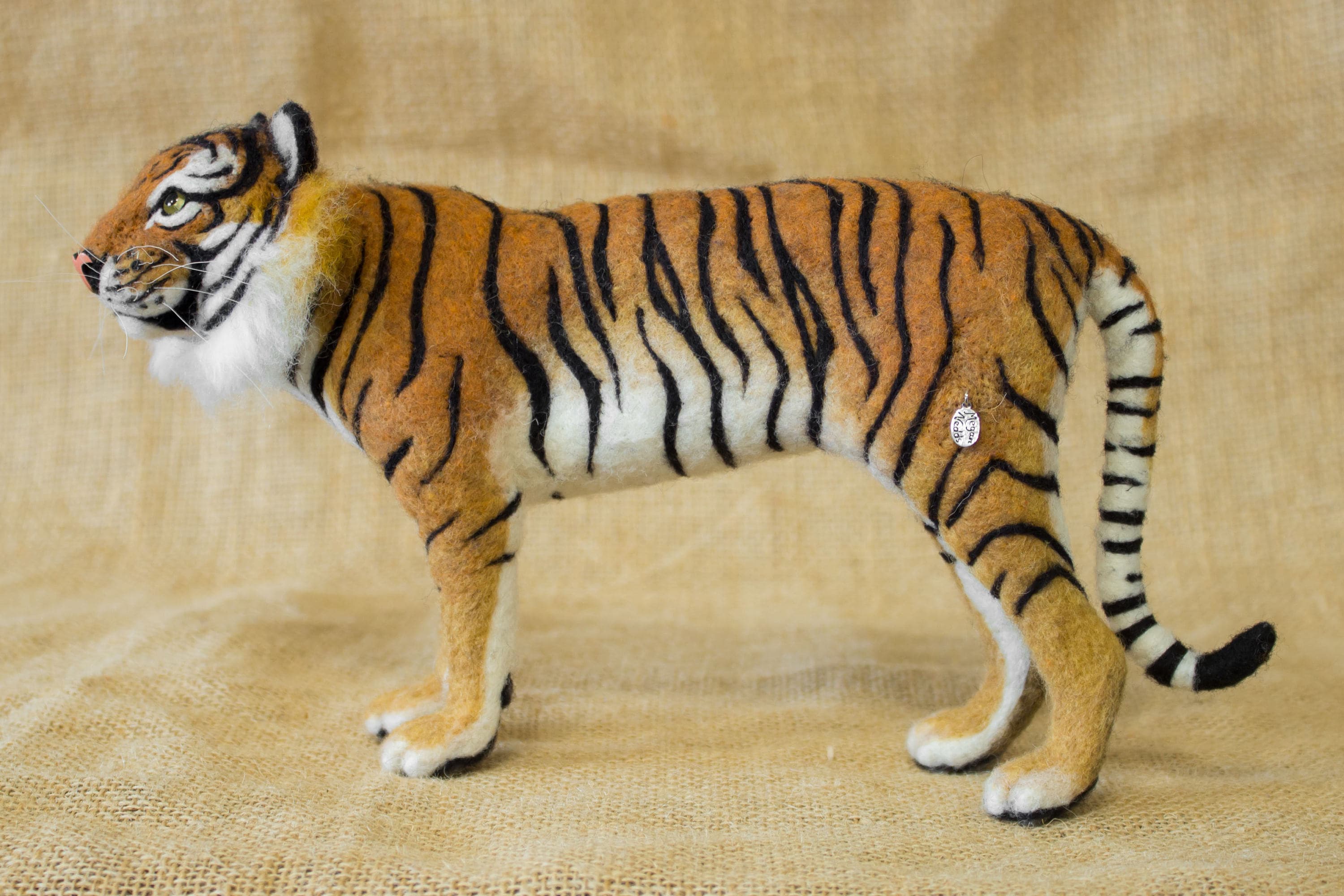 Made to Order Needle Felted Tiger: Custom Needle Felted Animal - Etsy UK