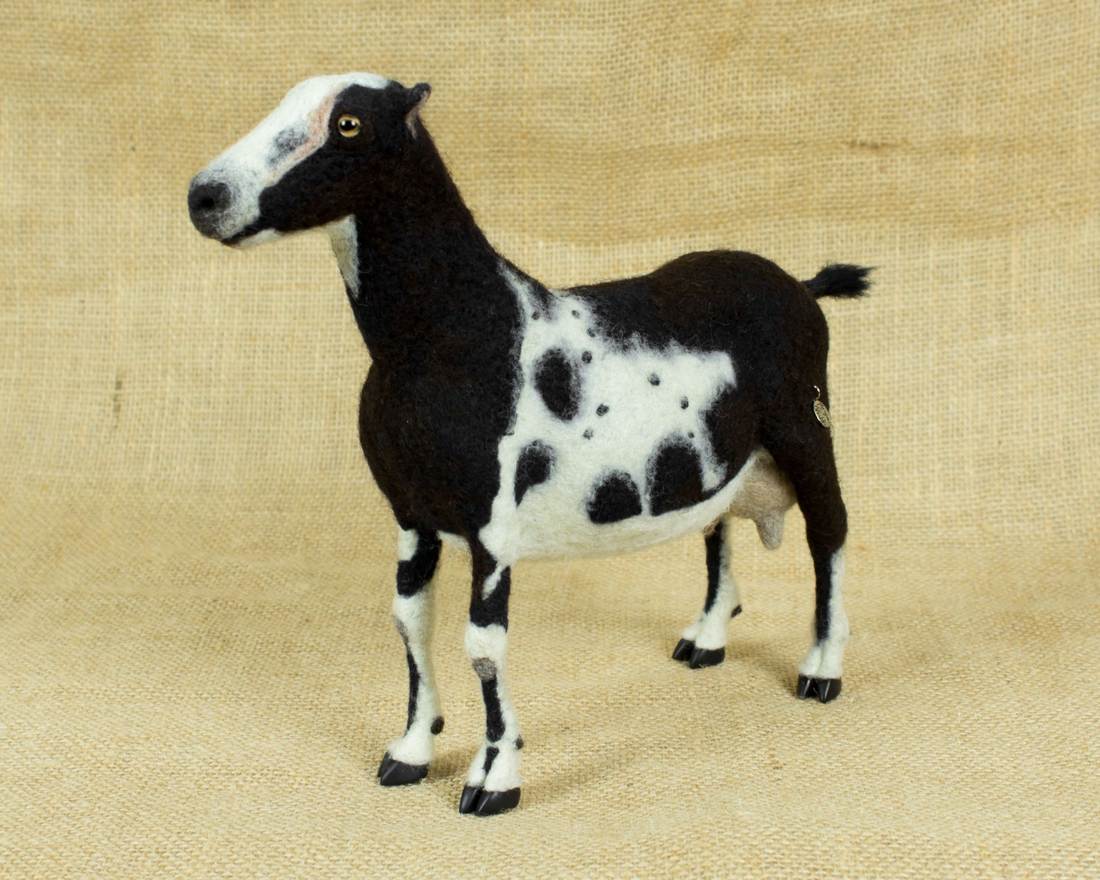 Made to Order Needle Felted Goat: Custom Needle Felted Animal Sculpture ...