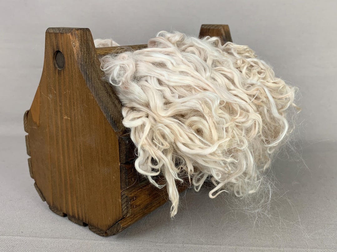 1 Oz Washed Beige Suri Alpaca Locks: (amelia) Fiber for Felting ...