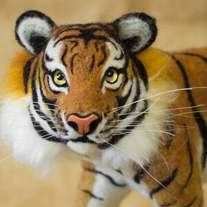 Made to Order Needle Felted Tiger: Custom Needle Felted Animal ...