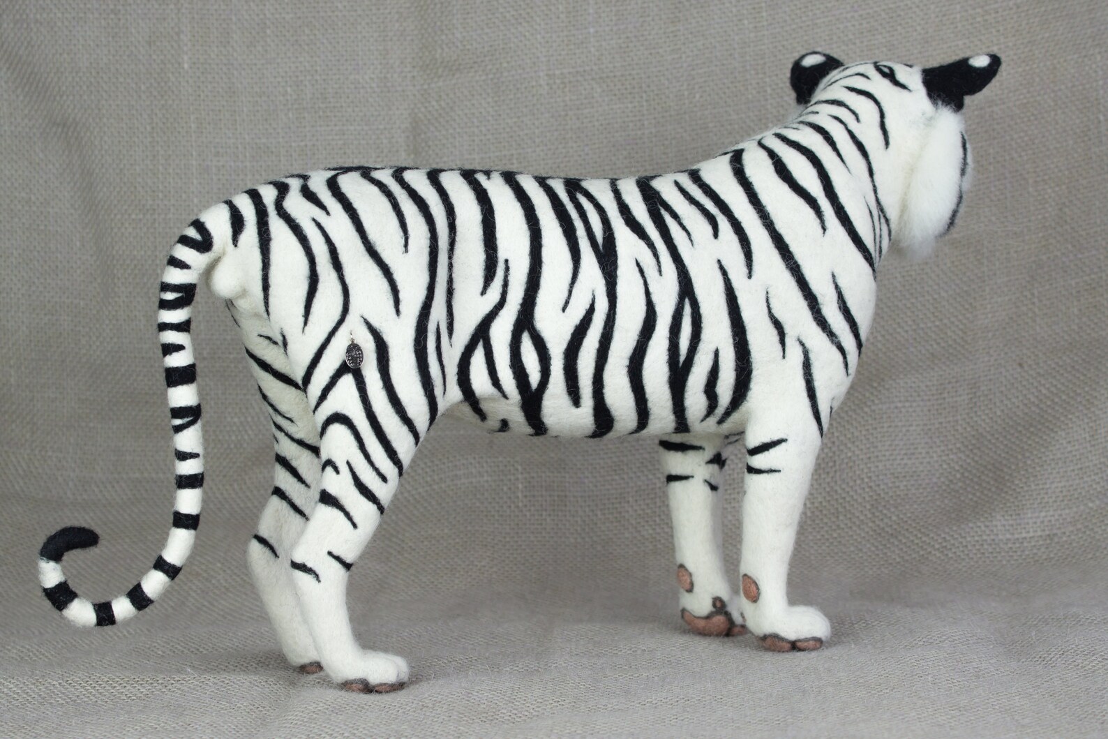 Made to Order Needle Felted Tiger: Custom Needle Felted Animal - Etsy