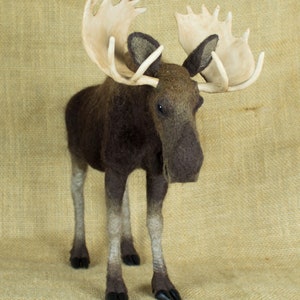Made to Order Needle Felted Moose: Custom Needle Felted Animal ...