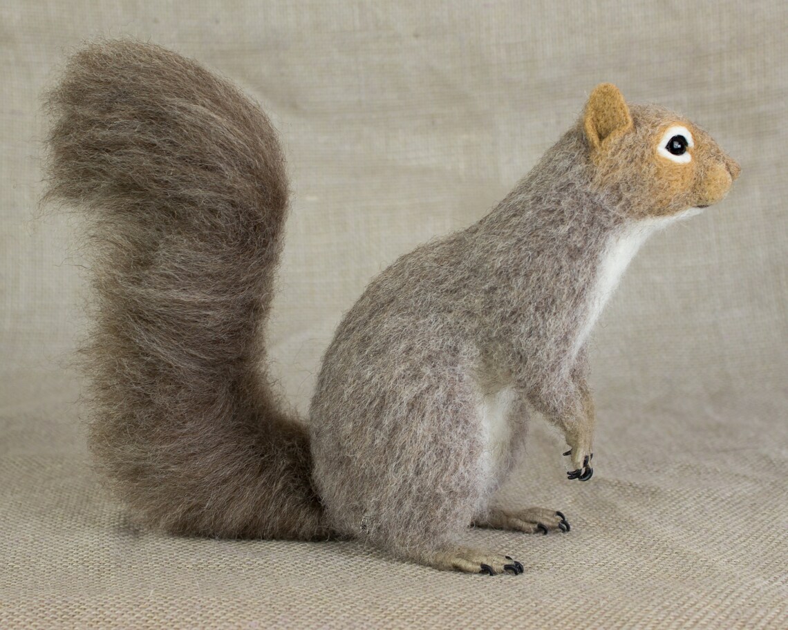 Made to Order Needle Felted Squirrel: Custom Needle Felted - Etsy
