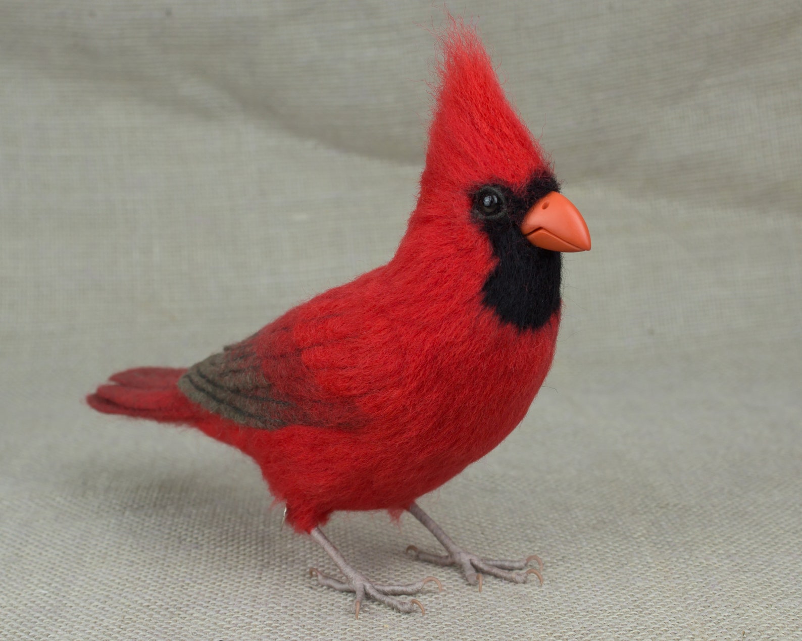 Made to Order Needle Felted Cardinal: Custom Needle Felted - Etsy