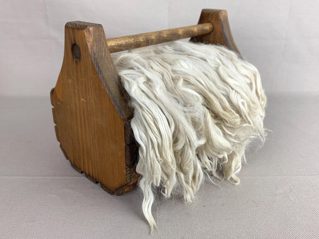 1 Oz Washed White/beige Suri Alpaca Locks: (vintage Black’s Cria) Fiber ...