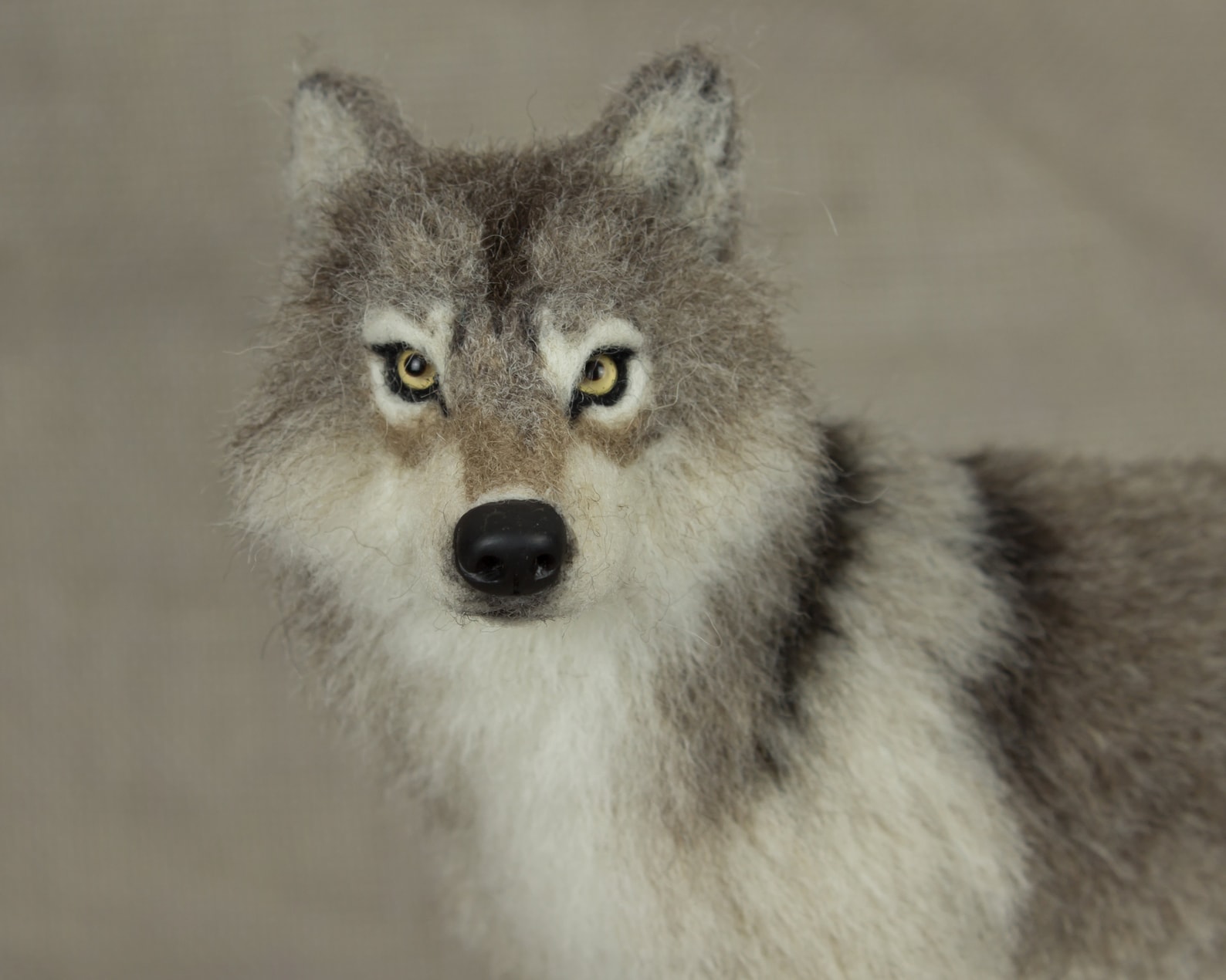 Made to Order Needle Felted Wolf: Custom Needle Felted Animal Sculpture ...